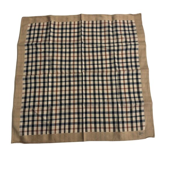 Daks | Accessories | Vintage Daks London Plaid Handkerchief | Poshmark